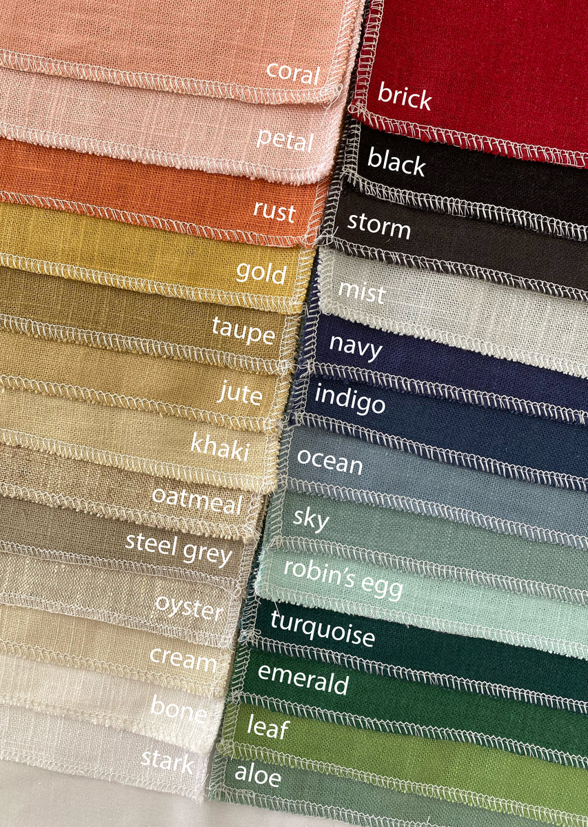 Solid Linen Swatches (choose 10) – Martha and Ash